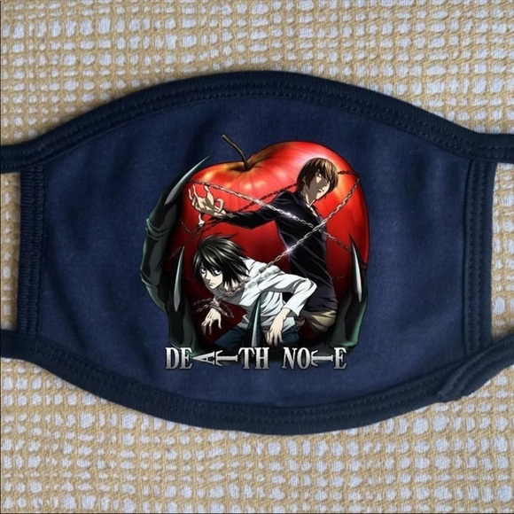 Hand Crafted | Accessories | Death Note L Lawliet And Light Anime Face ...